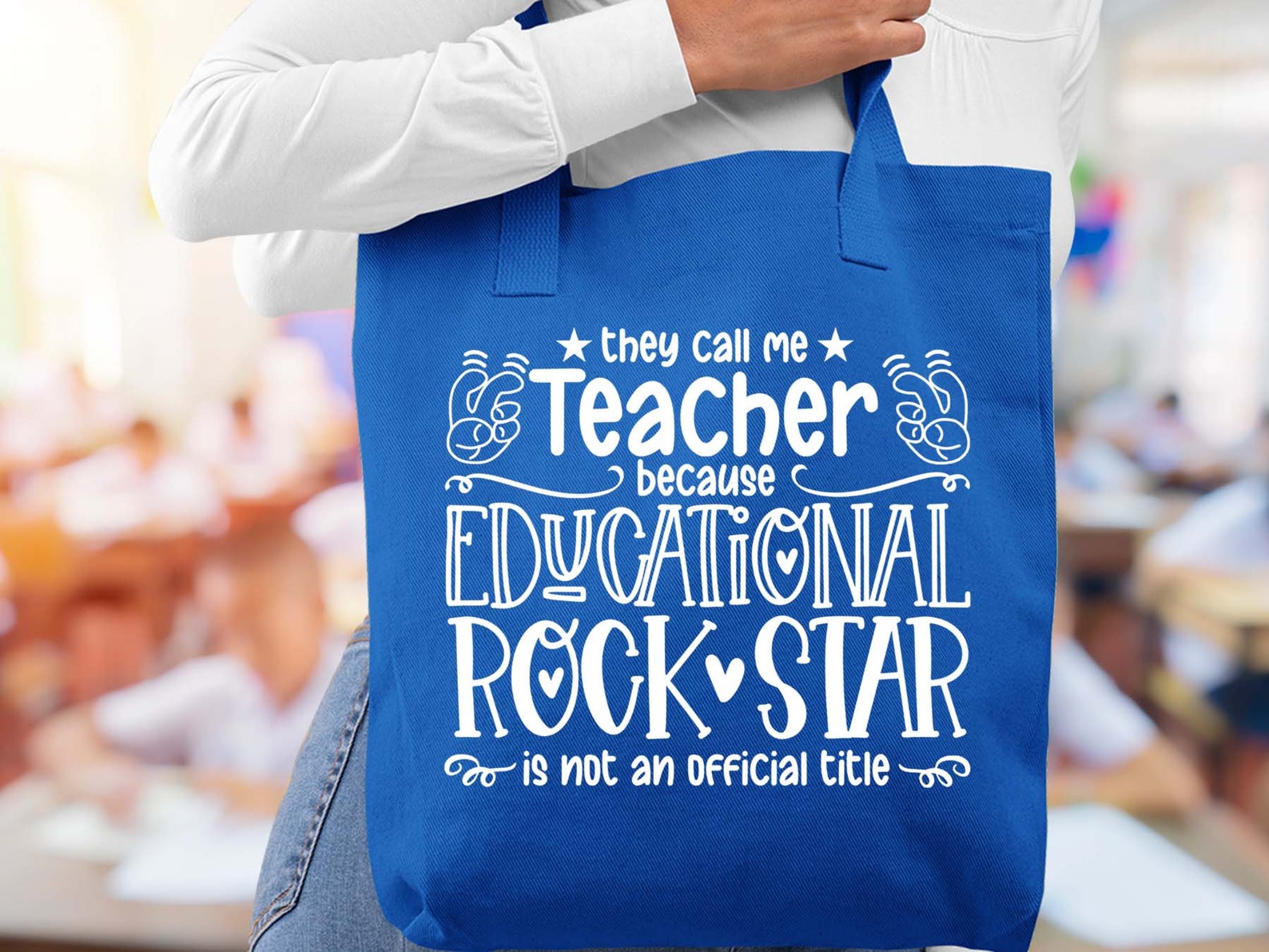 Funny Teacher Svg Educational Rockstar Teacher Sign Funny Teacher Shirt ...