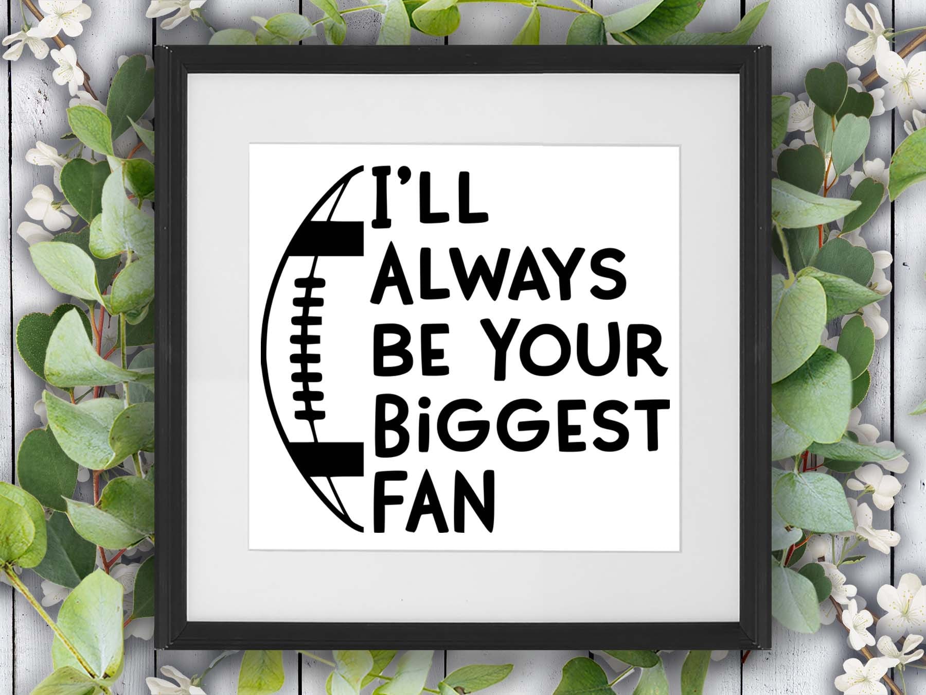 Biggest Football Fan Biggest Fan Svg File for Cricut Football Mom Svg ...