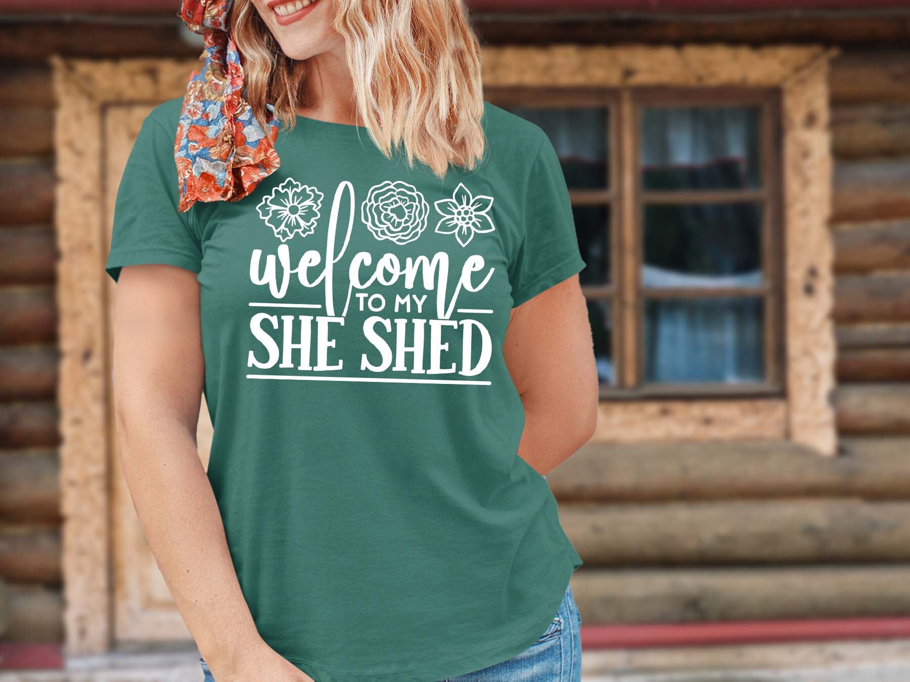 Welcome to My She Shed Sign Craft Room Svg Files for Cricut - Etsy