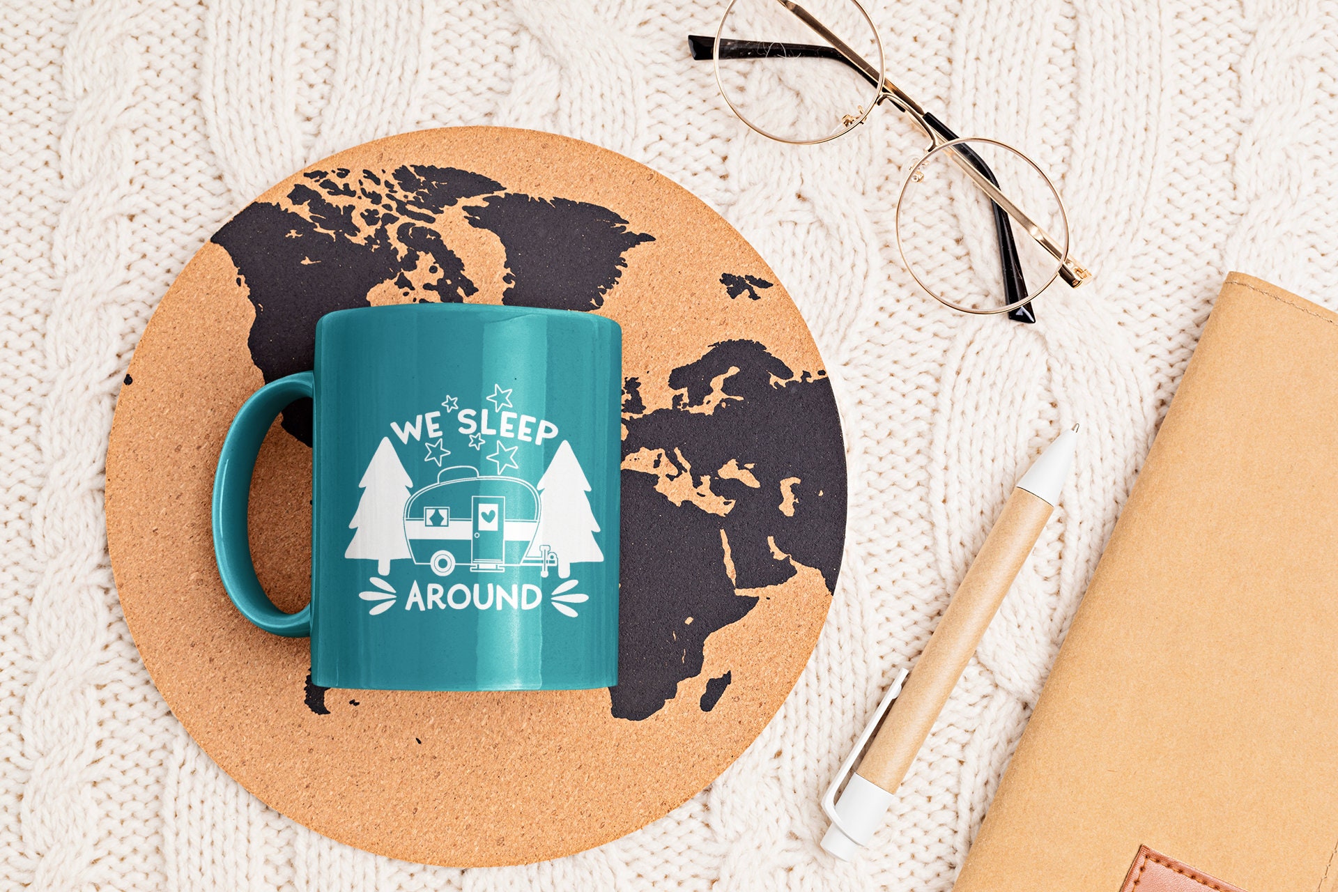 We Sleep Around Svg Camper Cut File für Cricut RV Camper Svg ...