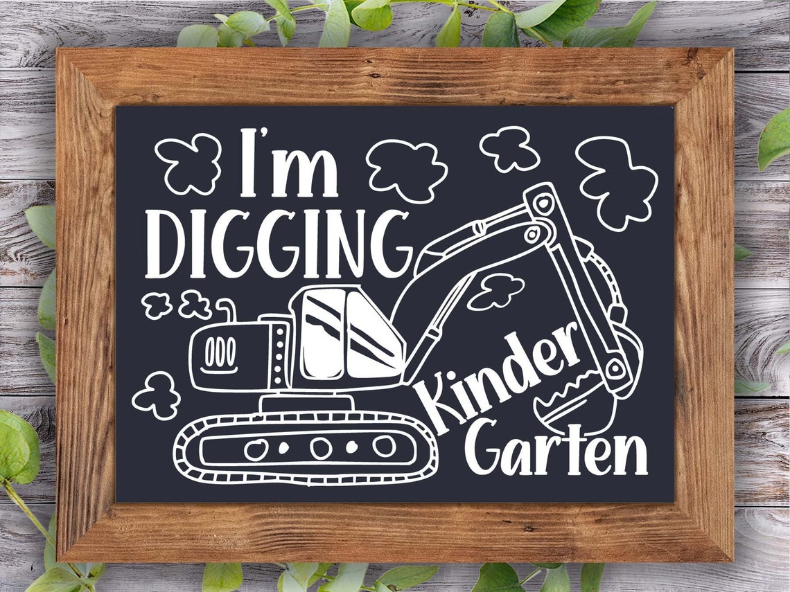 I'm Digging Kindergarten Svg Files for Cricut Svg - Etsy