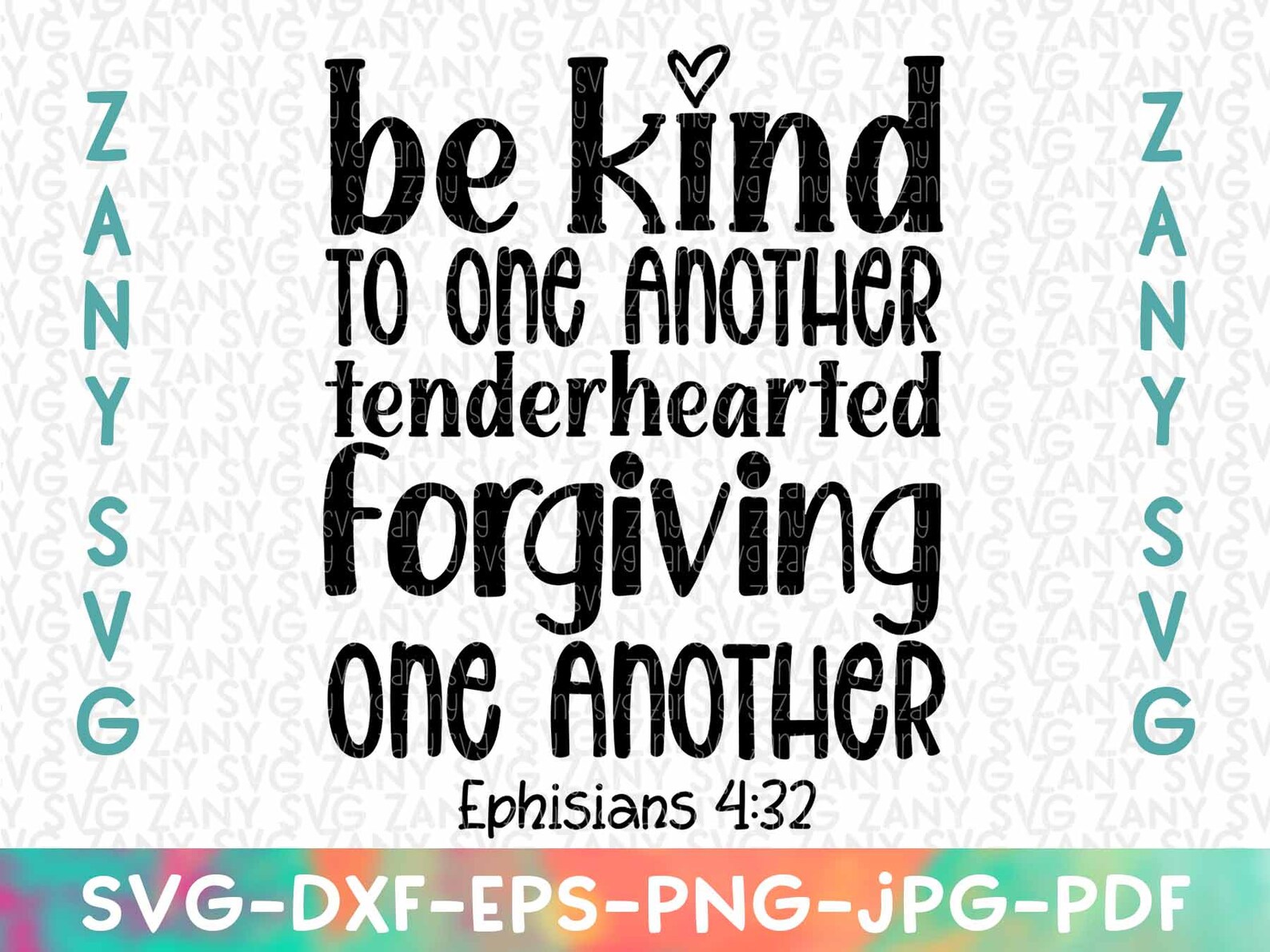 Be Kind to One Another Svg Be Kind Bible Verse Svg Christian - Etsy
