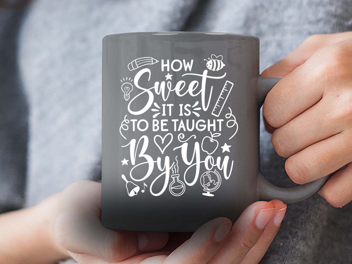 How Sweet It is to Be Taught by You Teacher Appreciation Gift - Etsy