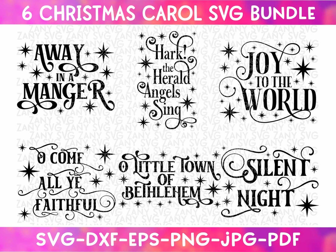 Christmas Carol Svg Bundle Christmas Svg Bundle Christmas Svg Files for ...