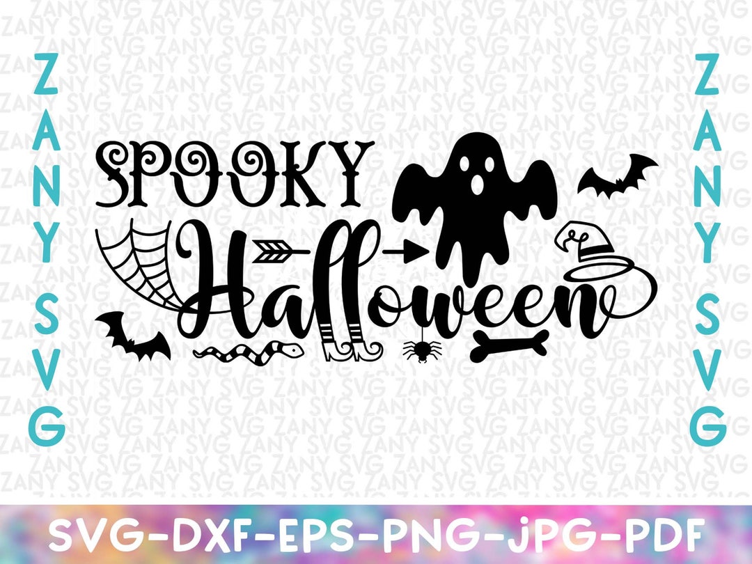 Spooky Halloween Svg Files for Cricut Spooky Season Svg Retro Halloween ...