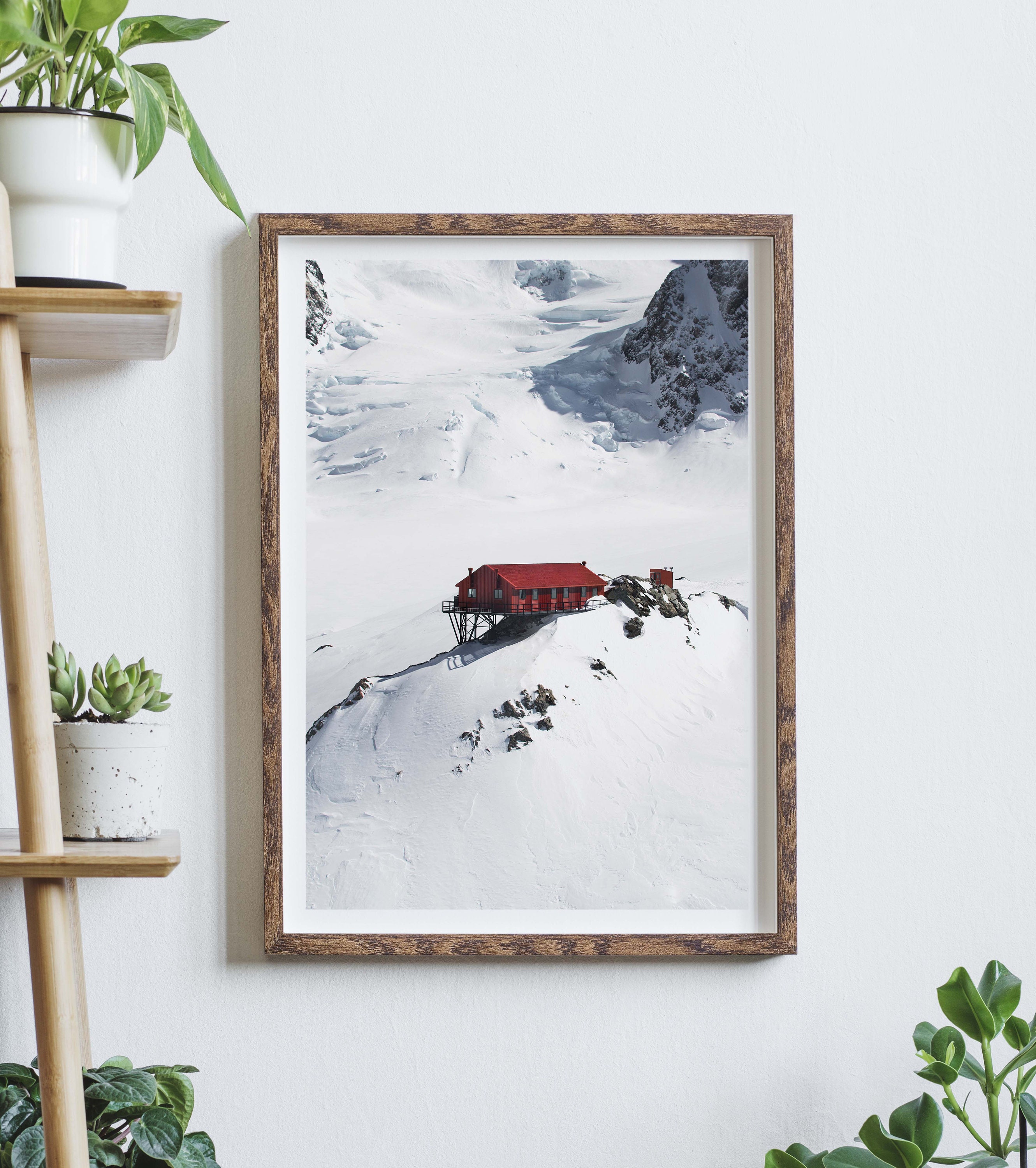 Plateau Hut Art Print Mount Cook New Zealand Giclee Photography ...