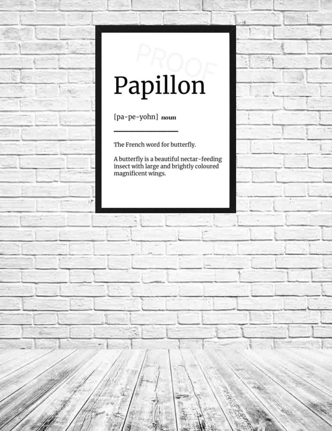 Papillon: Butterfly Definition Modern Art Definition Fashion - Etsy