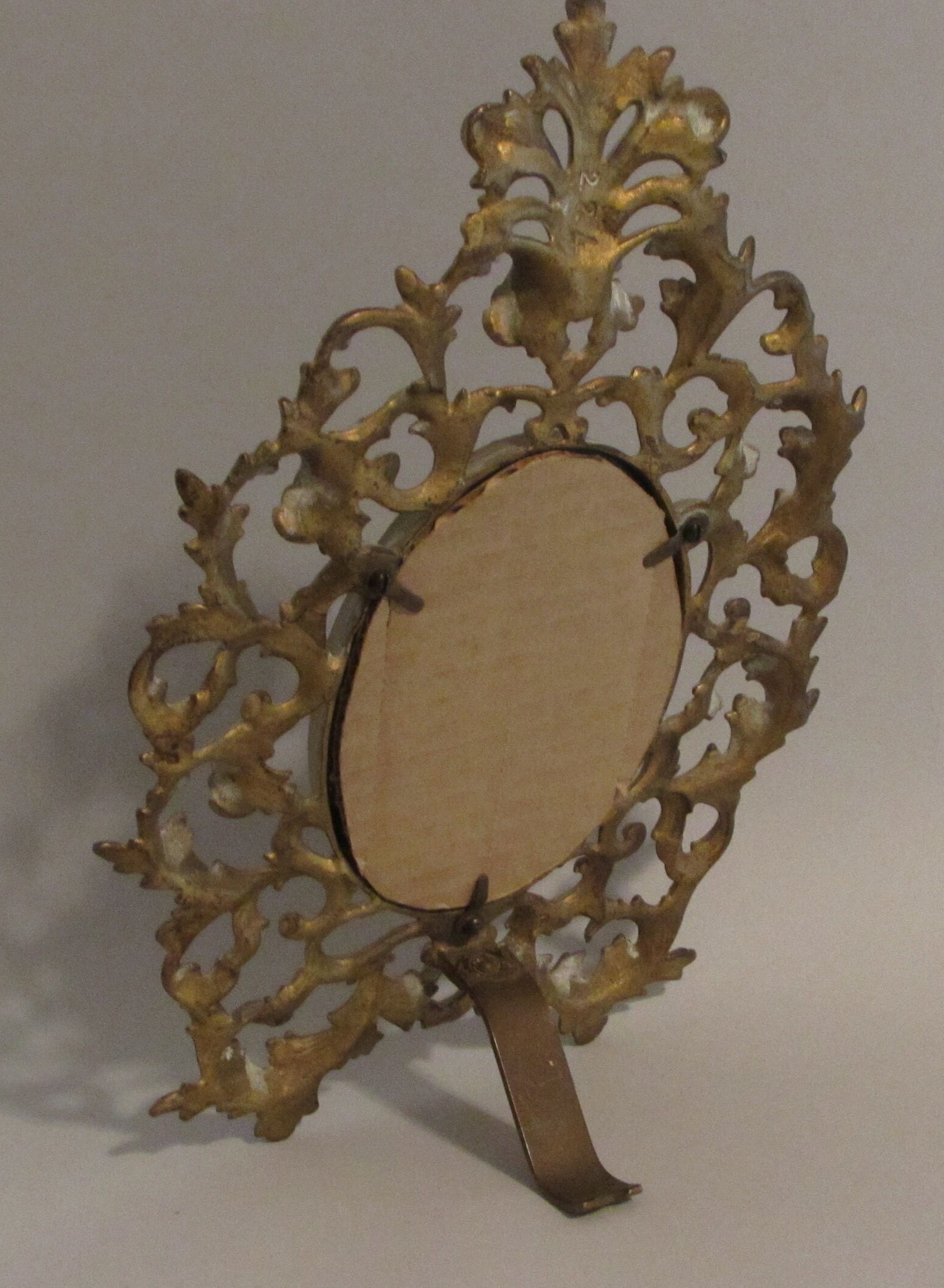 Vintage/antique Free-standing Mirror Beautiful Condition Ornate Frame ... Vintage/antique Free-standing Mirror Beautiful Condition Ornate Frame ...