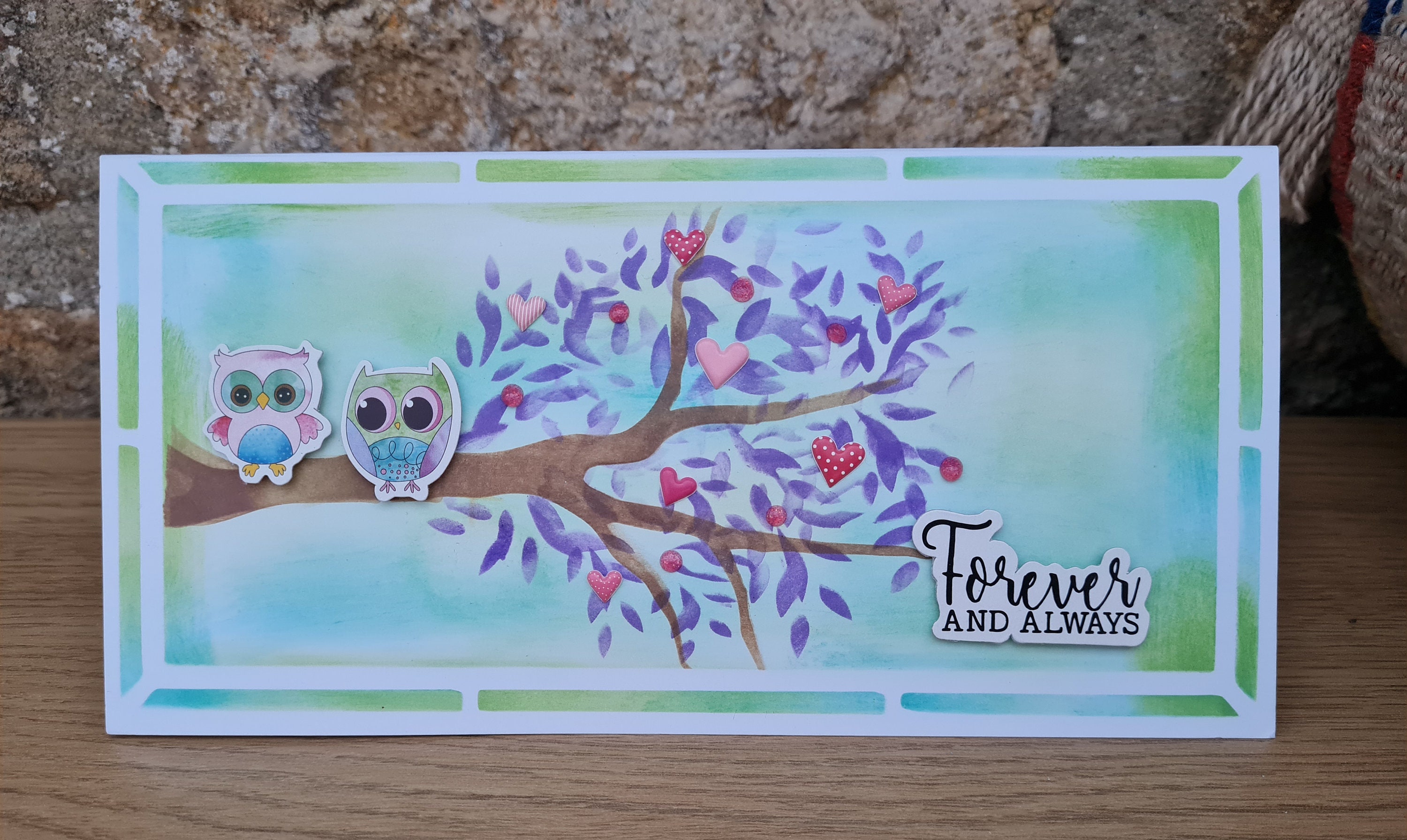 Tree Stencil Set - Reusable Tree Stencil Set, Layering 2pcs for Card ...