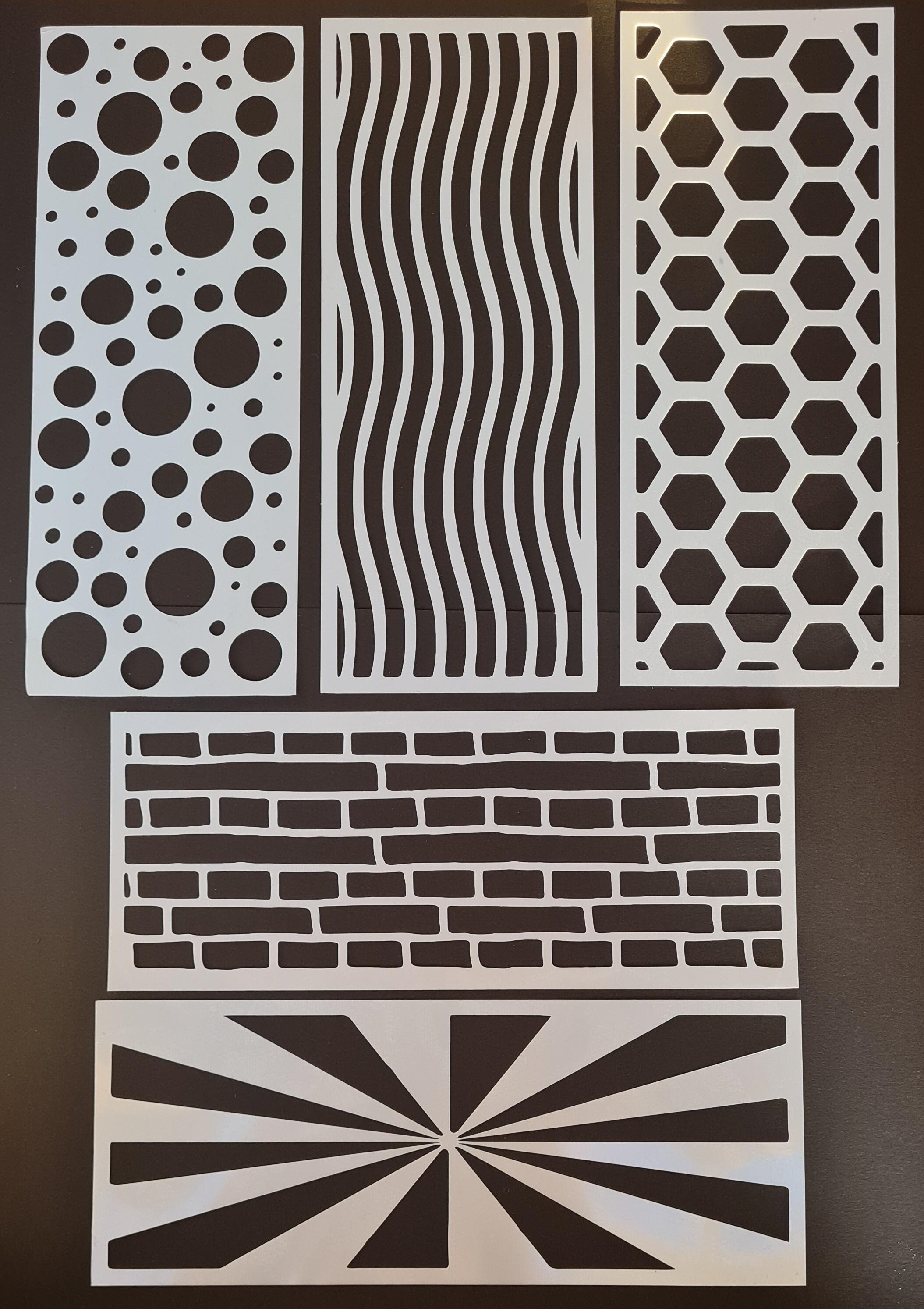 Drawing & Drafting Stencils & Templates Individual or Set Waves Ray and ...