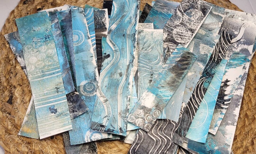 Mixed Media Scrap Paper, Custom Paper, Journaling Paper, Decoupage ...