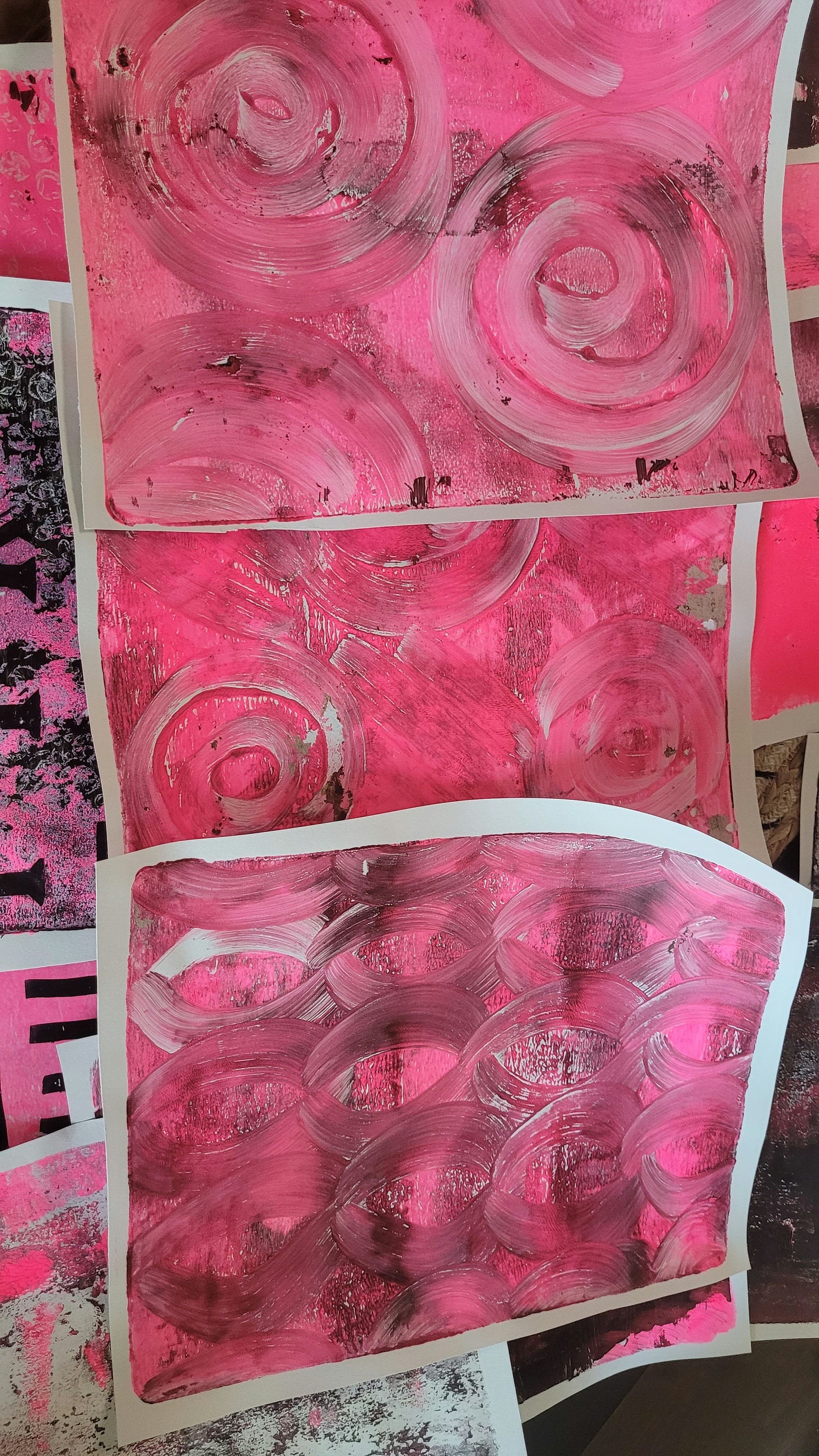 Mixed Media Scrap Paper, Custom Paper, Art, Journaling Paper, Gelli ...