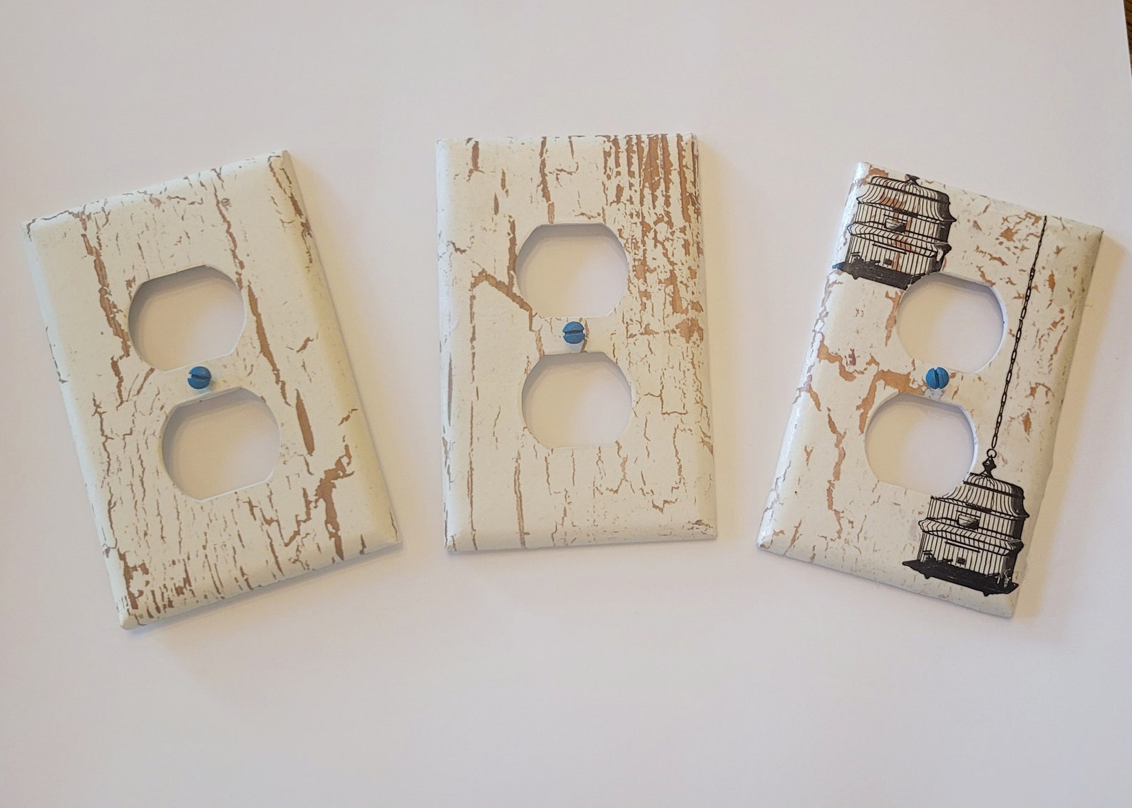 Wall Plate and Covers, Outlet Covers, Decoupaged Outlet Covers, Outlet ...