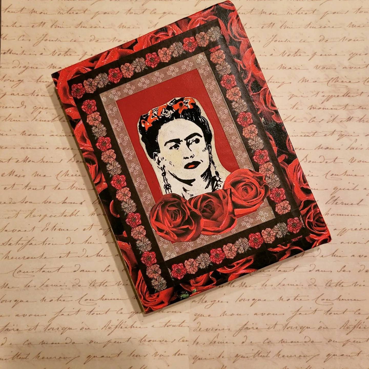 Frida Kahlo Journal, Sketchbook, Mother's Day Gift, Frida Kahlo, Red ...