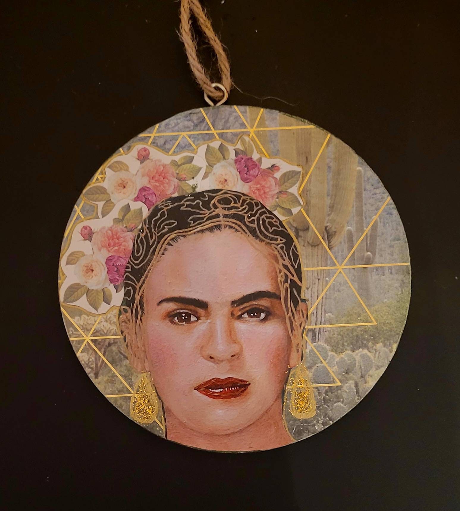 Frida Wall Art, Frida Decor, Frida Lover, Frida Kahlo, Frida Cactus ...