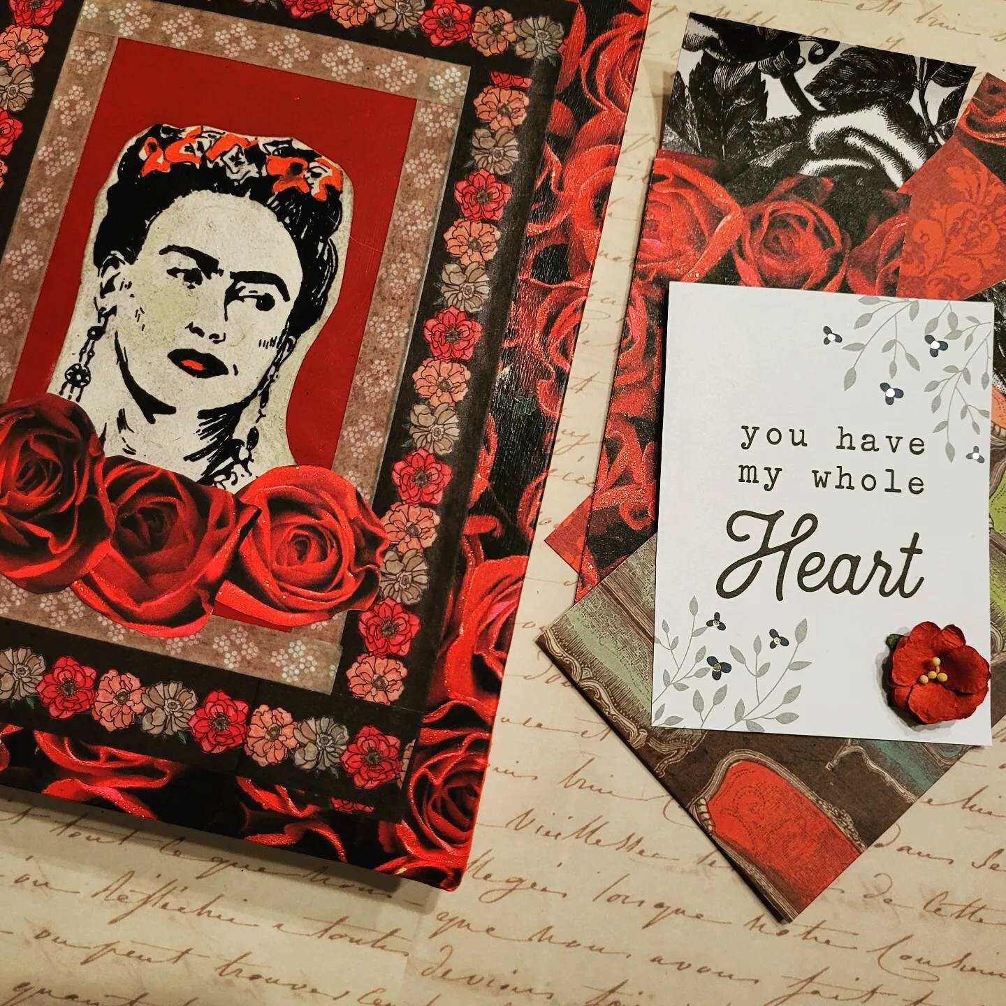 Frida Kahlo Journal, Sketchbook, Mother's Day Gift, Frida Kahlo, Red ...