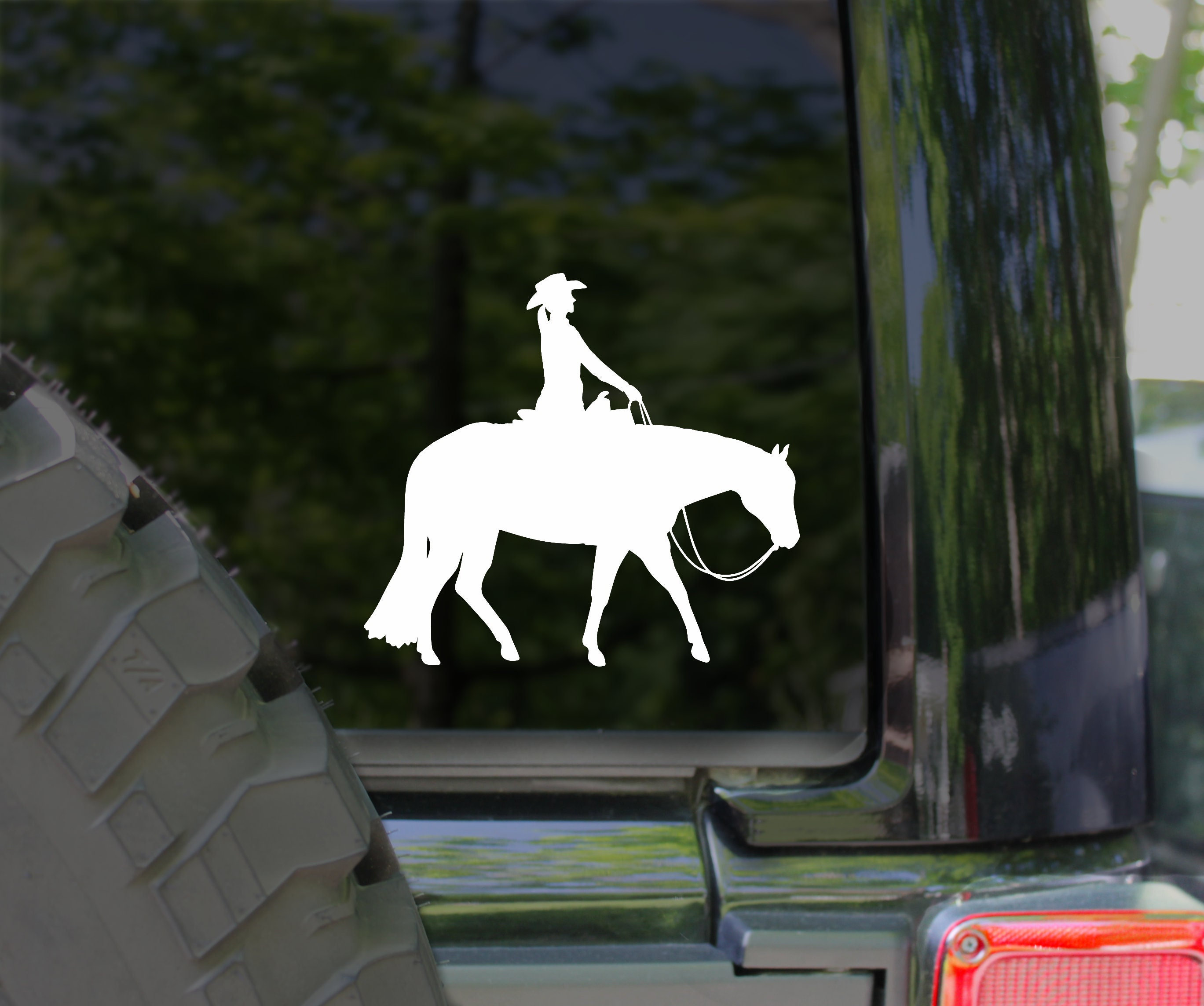 Western Pleasure Horse Rider Riding Decal Car Laptop Sign - Etsy Australia
