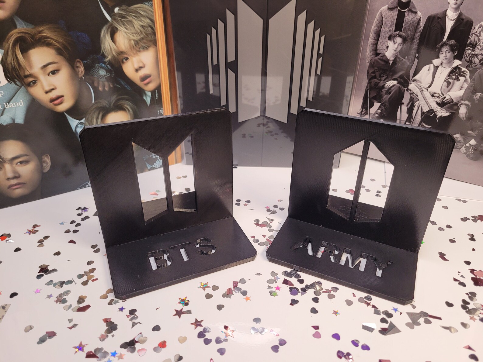 BTS/ARMY Bookends - Etsy