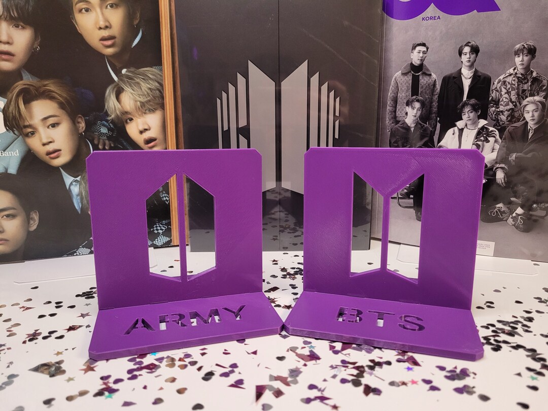 BTS/ARMY Bookends - Etsy