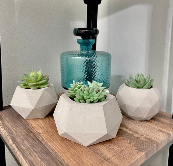 Modern Geometric Sphere Planter Urban-style Industrial - Etsy