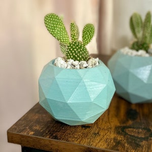 Modern Geometric Sphere Planter Urban-style Industrial - Etsy