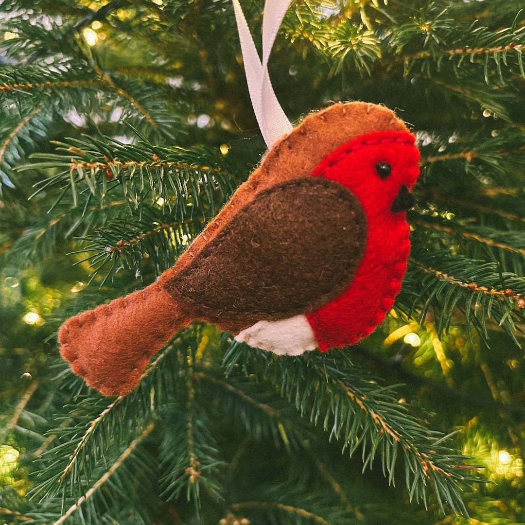 Robin | Christmas Tree Decoration - Etsy UK