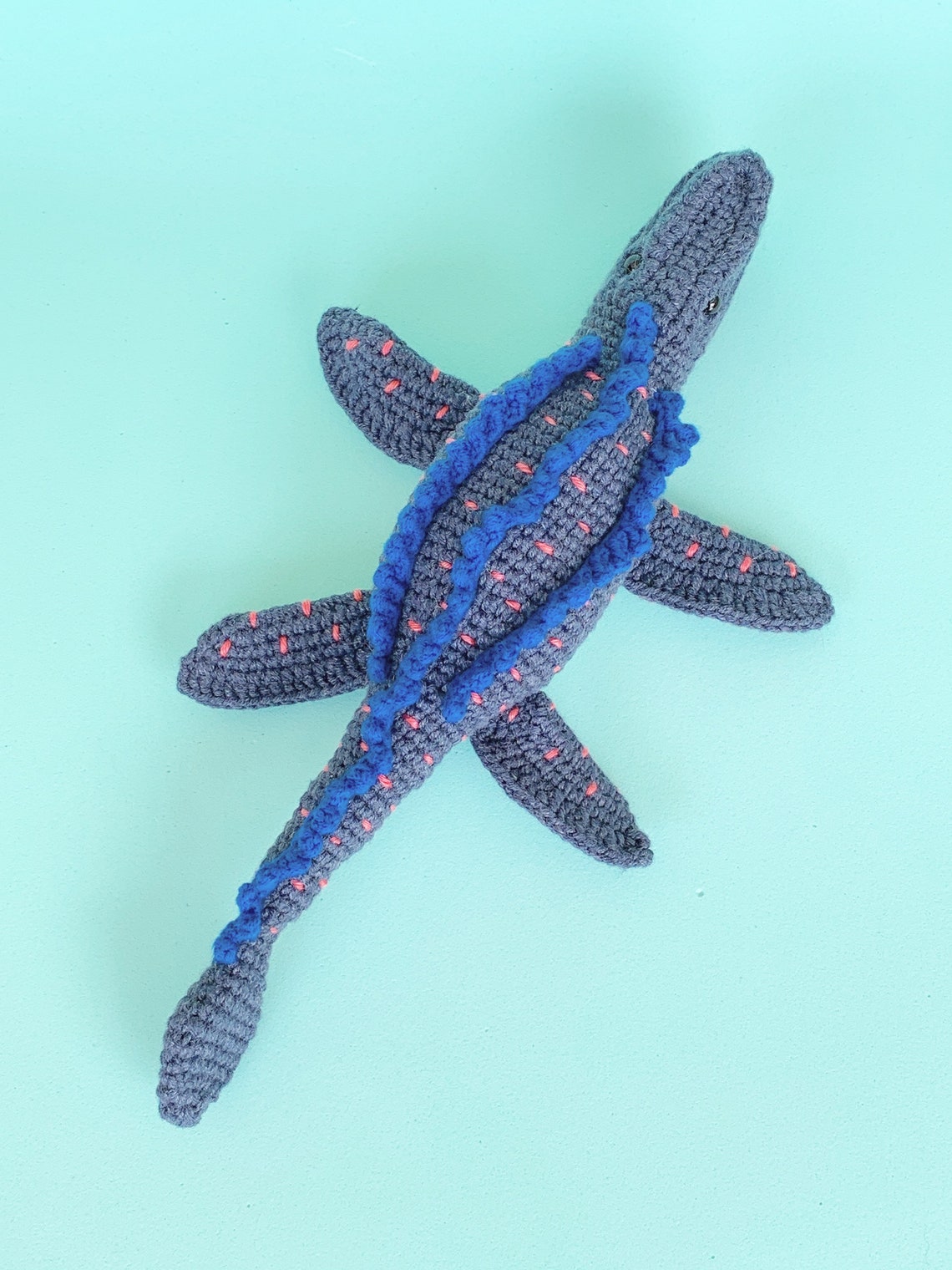 Mosasaurus Amigurumi Pattern - Etsy