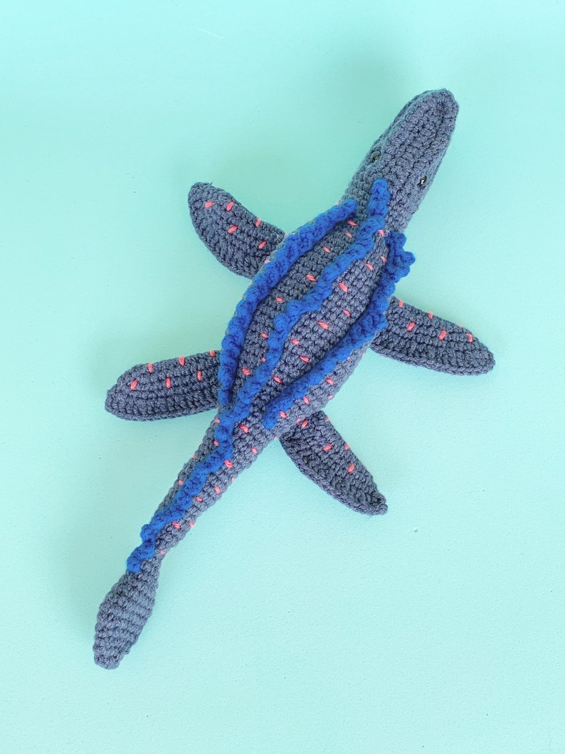 Mosasaurus Amigurumi Pattern - Etsy
