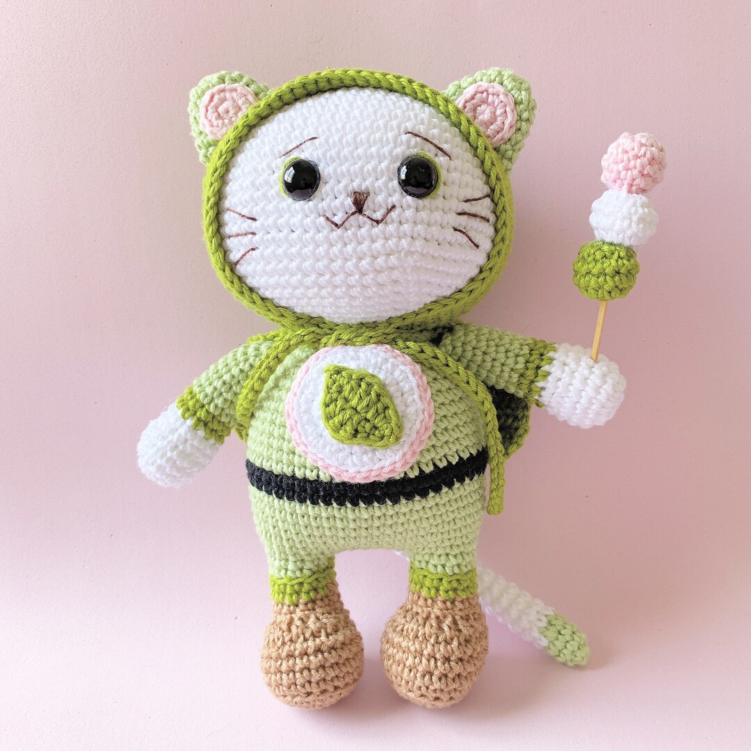Green Tea Cat - Etsy