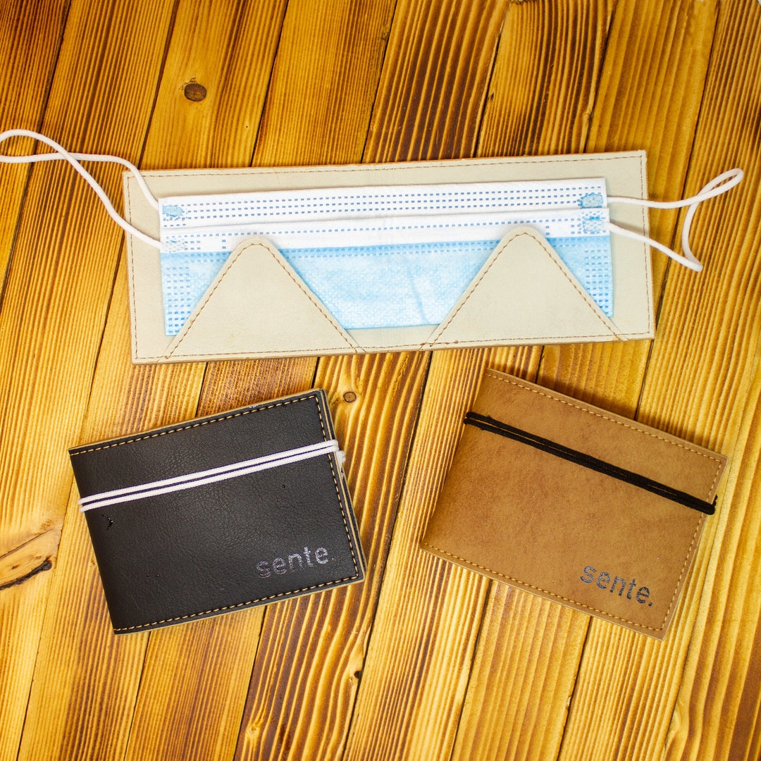 Mask Wallet, Minimalist Mask Keeper, Mask Holder Wallet, Wallet Mask ...