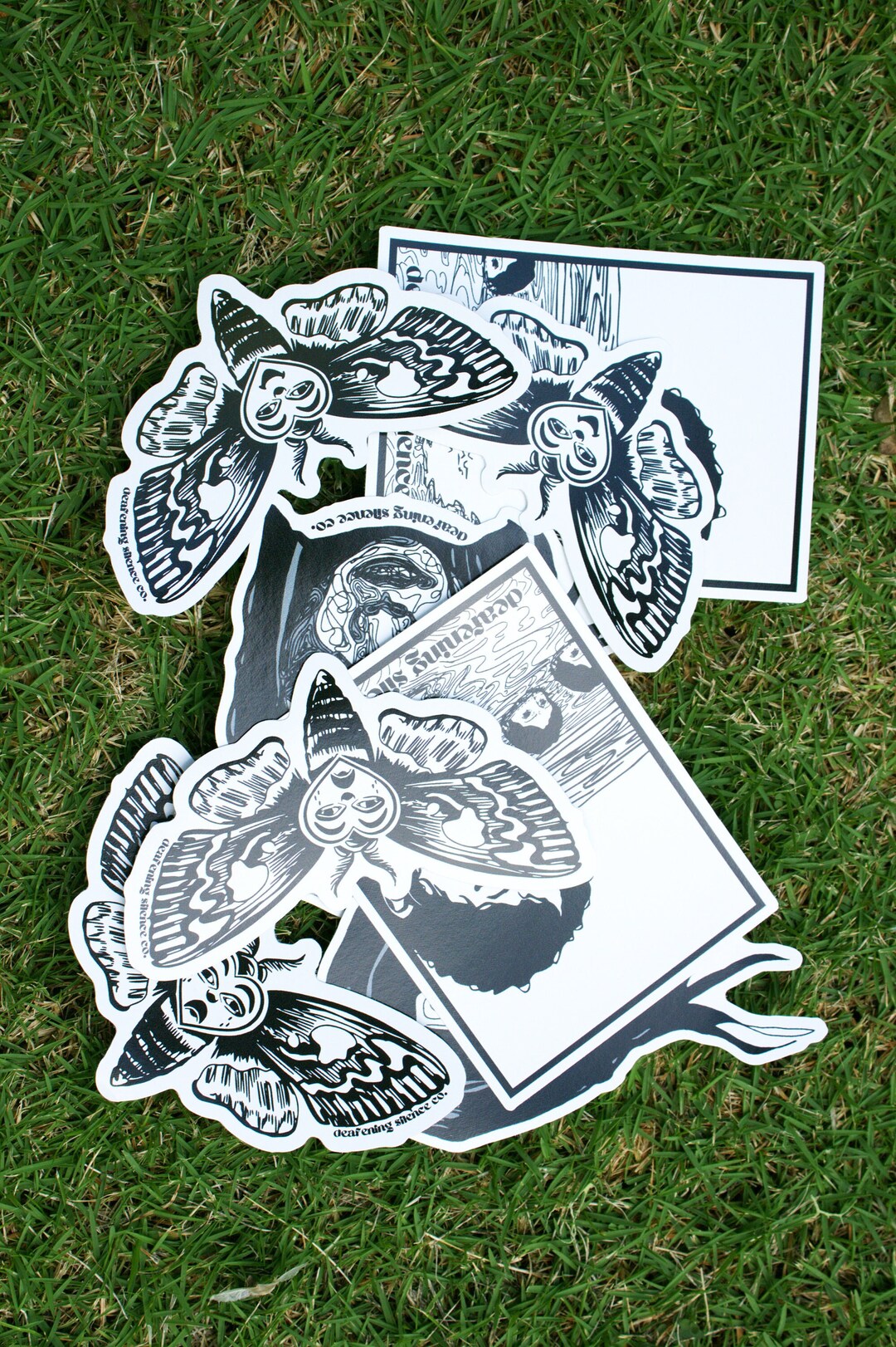 Black and White Stickers Series 2 (glossy) - Etsy