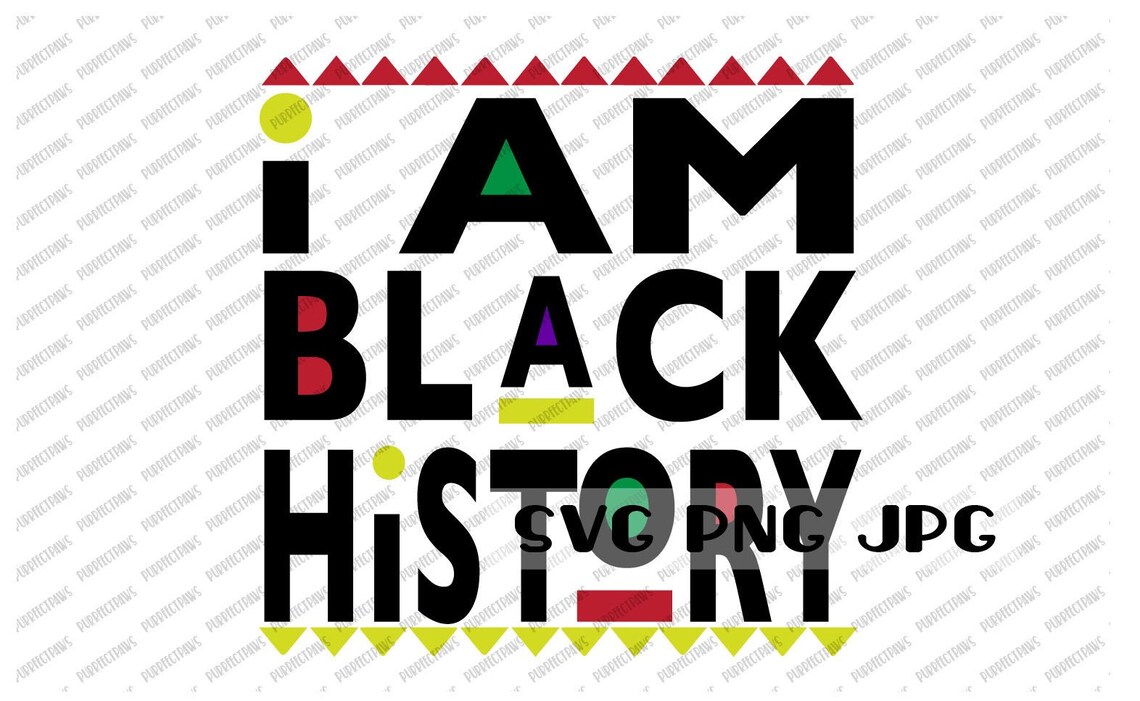 I Am Black History SVG Martin Font Black History Svg Black - Etsy