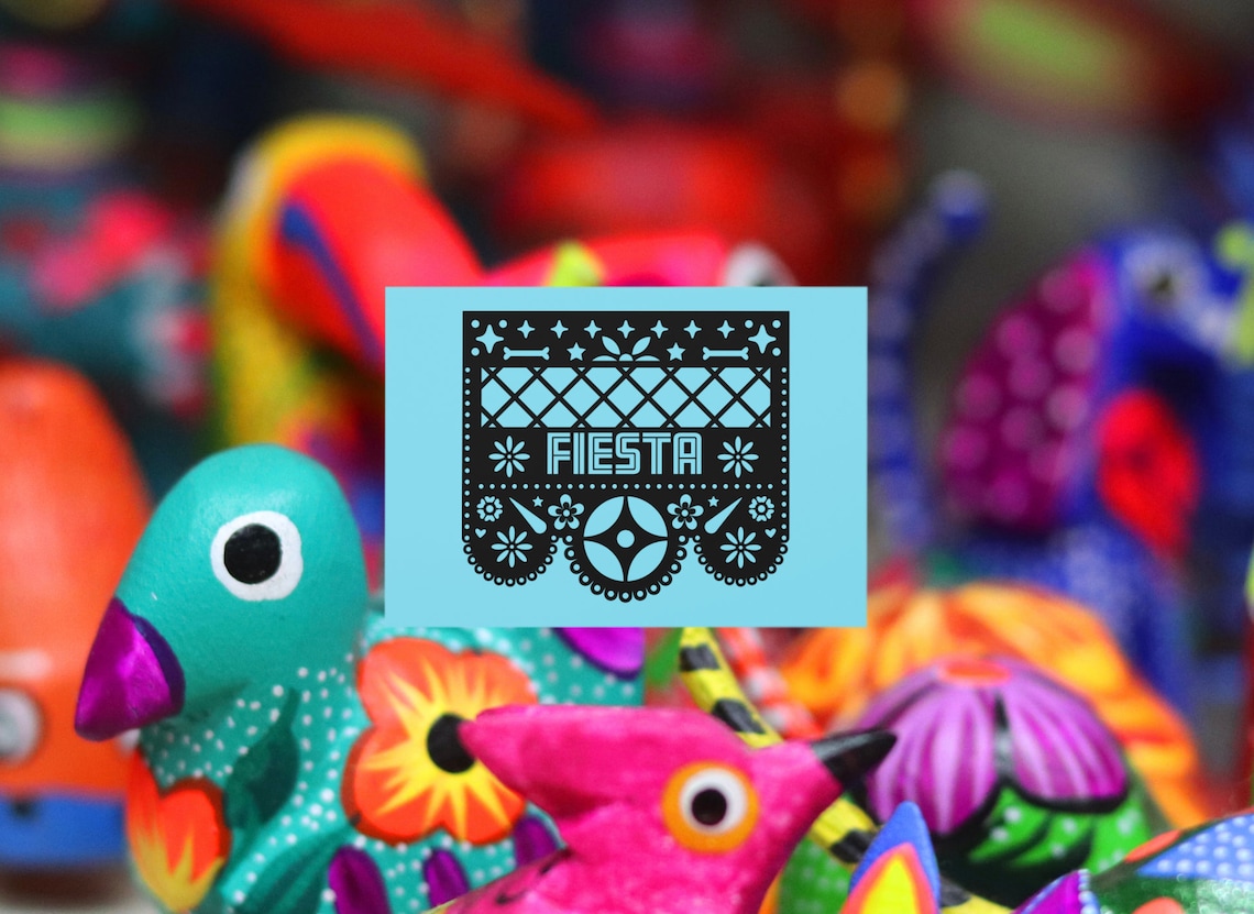 Fiesta Papel Picado SVG Mexican Fiesta SVG Viva Mexico - Etsy