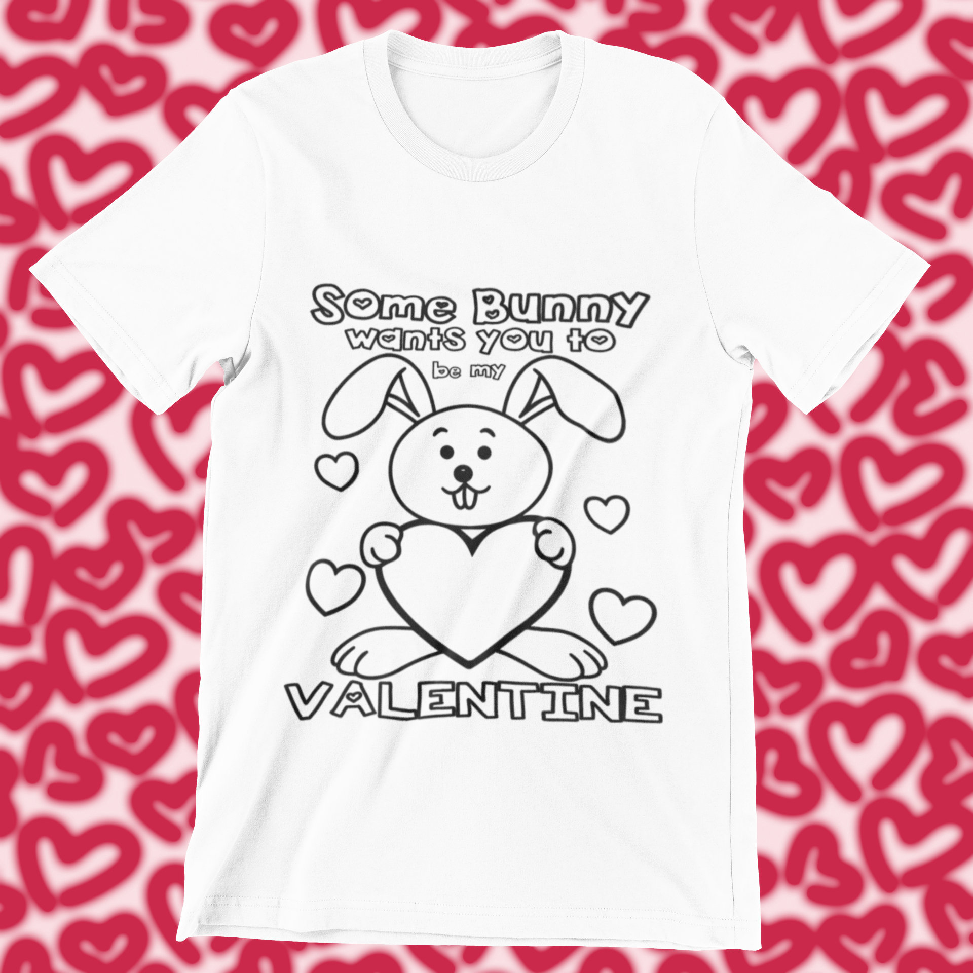 Happy Valentine's Day Coloring SVG Bundle Coloring Page - Etsy