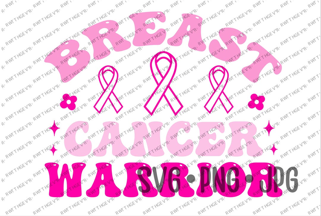 Breast Cancer Warrior, Breast Cancer Awareness Month Digital Design for ...
