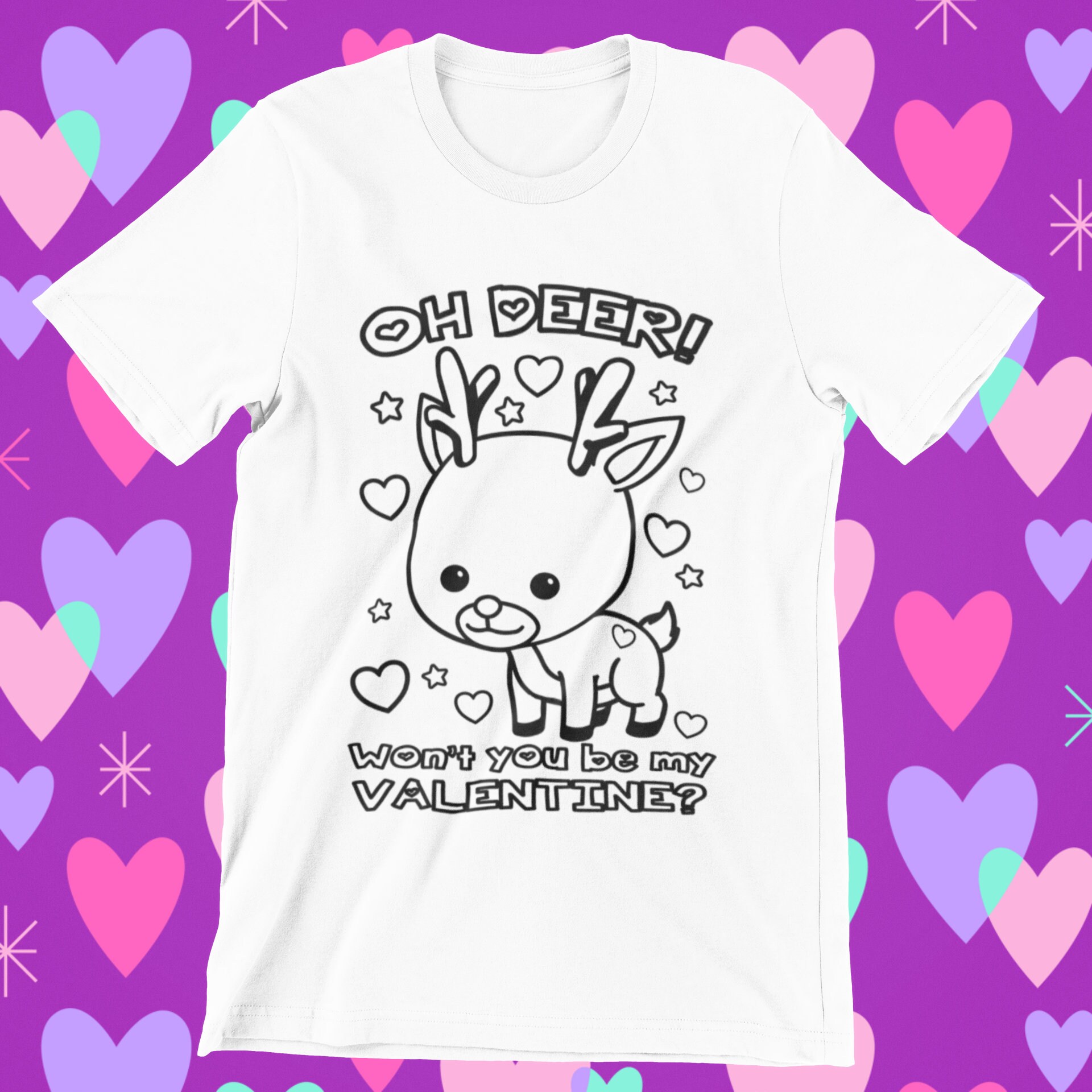 Happy Valentine's Day Coloring SVG Bundle Coloring Page - Etsy