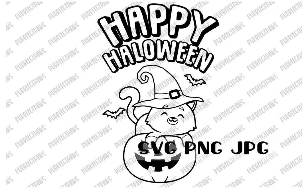 Happy Halloween Coloring SVG, Coloring Page, Coloring Tshirt Design ...