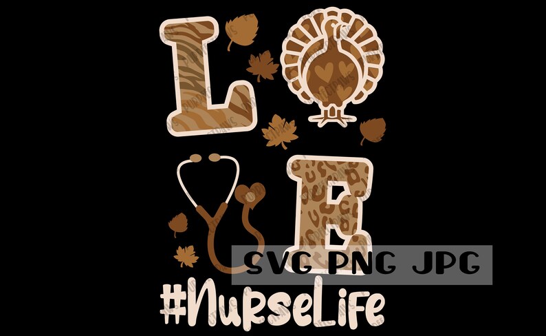 Nurse Life Autumn SVG Nurselife Svg Autumn Fall Printable - Etsy