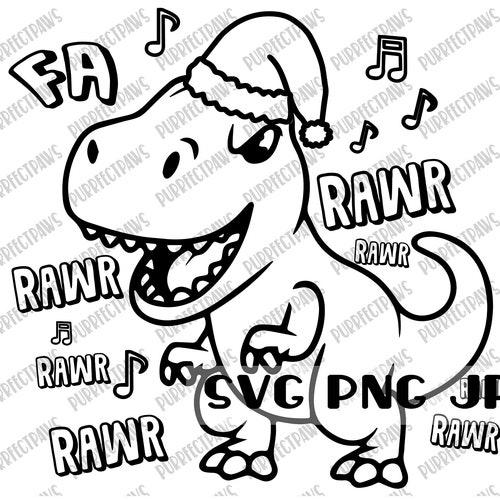 T-rex Valentine's Day Coloring SVG Coloring Page Rawr - Etsy