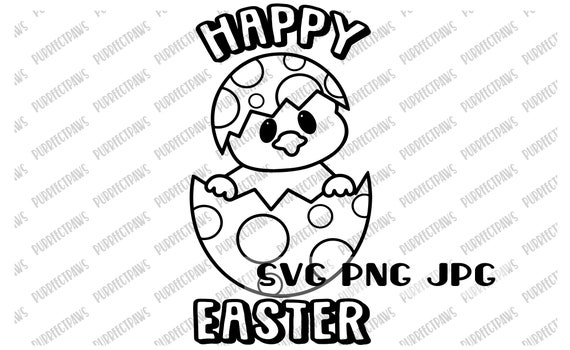 Happy Easter Coloring SVG Coloring Page Coloring T-shirt - Etsy
