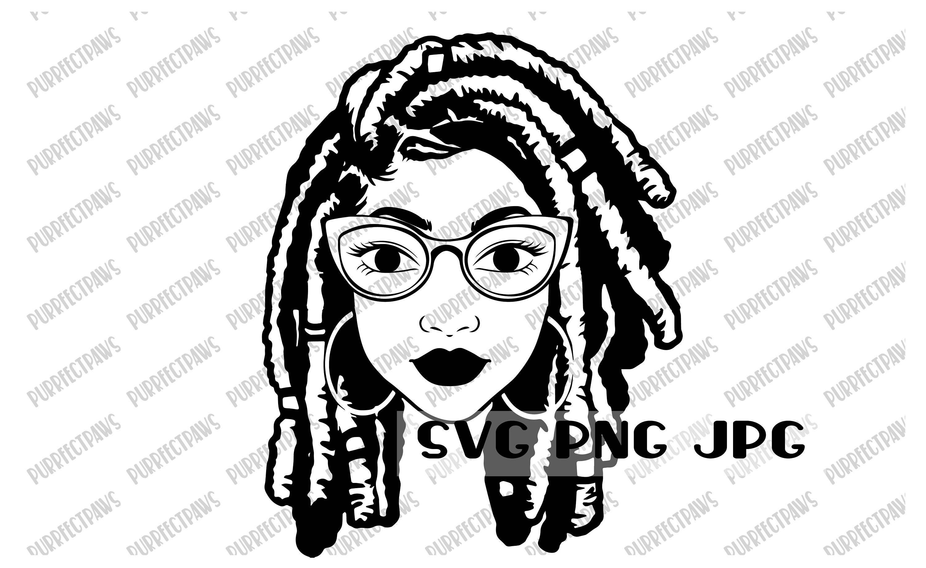 Loc Girl SVG