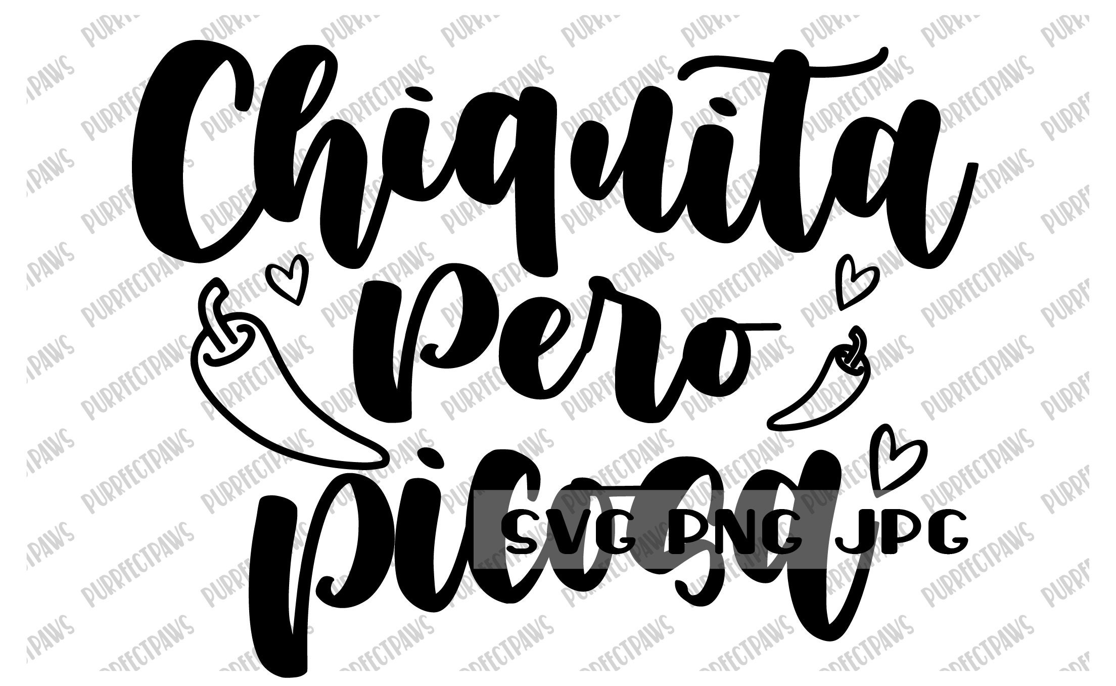 Chiquita Pero Picasa SVG Spanish Svg Latina Svg Digital - Etsy
