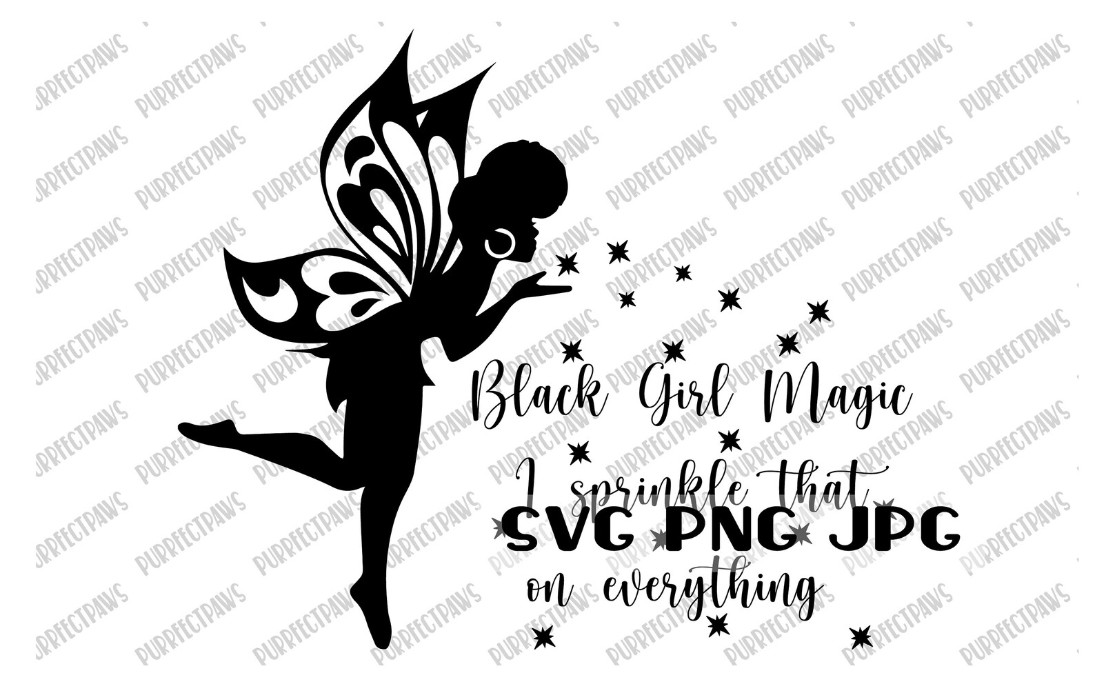 Black Girl Magic I Sprinkle That on Everything SVG, Black Girl Magic ...