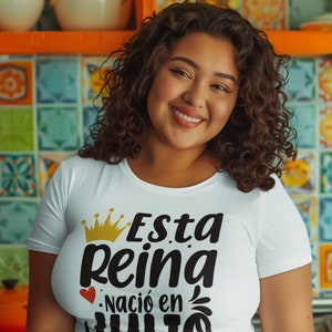 Esta Reina Nacio En Julio Birthday Svg, Spanish Svg, Happy Birthday Svg ...