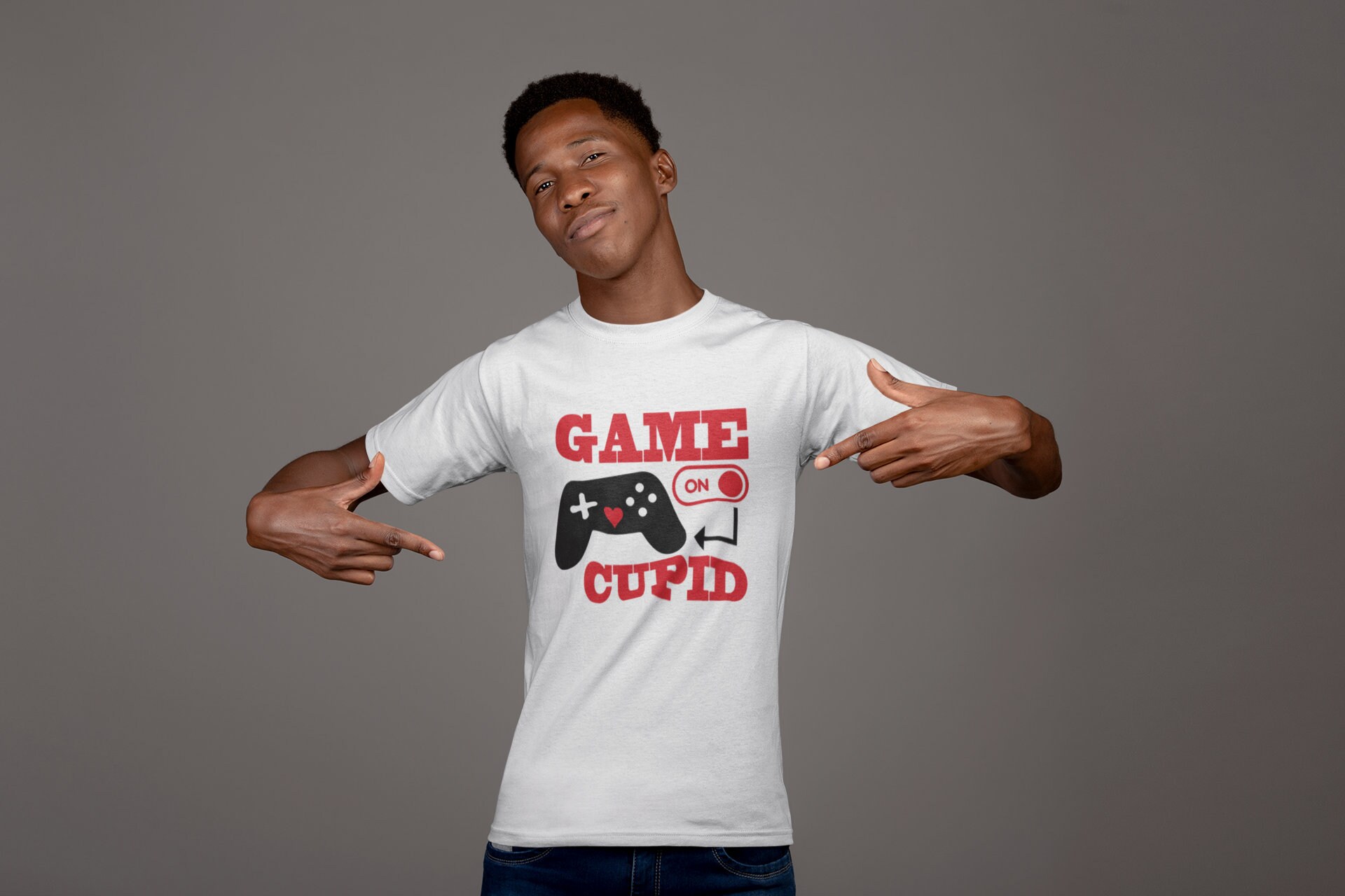 Game on Cupid Funny Valentine's Day SVG, Gamer, Happy Valentine's Day ...