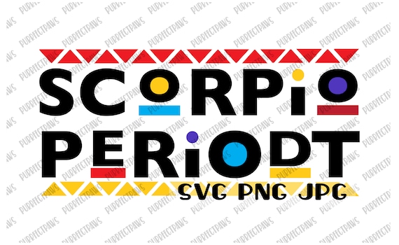 Scorpio Periodt Martin Font SVG Scorpio Queen Martin Font - Etsy