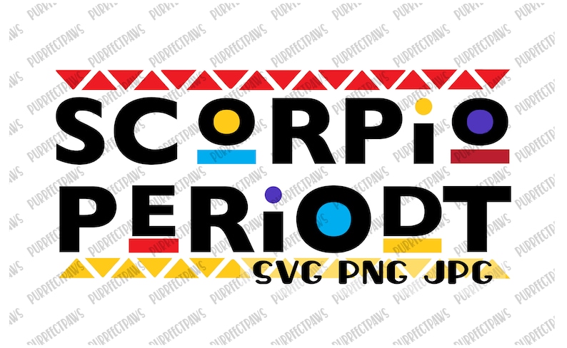 Scorpio Periodt Martin Font SVG, Scorpio Queen, Martin Font Svg ...