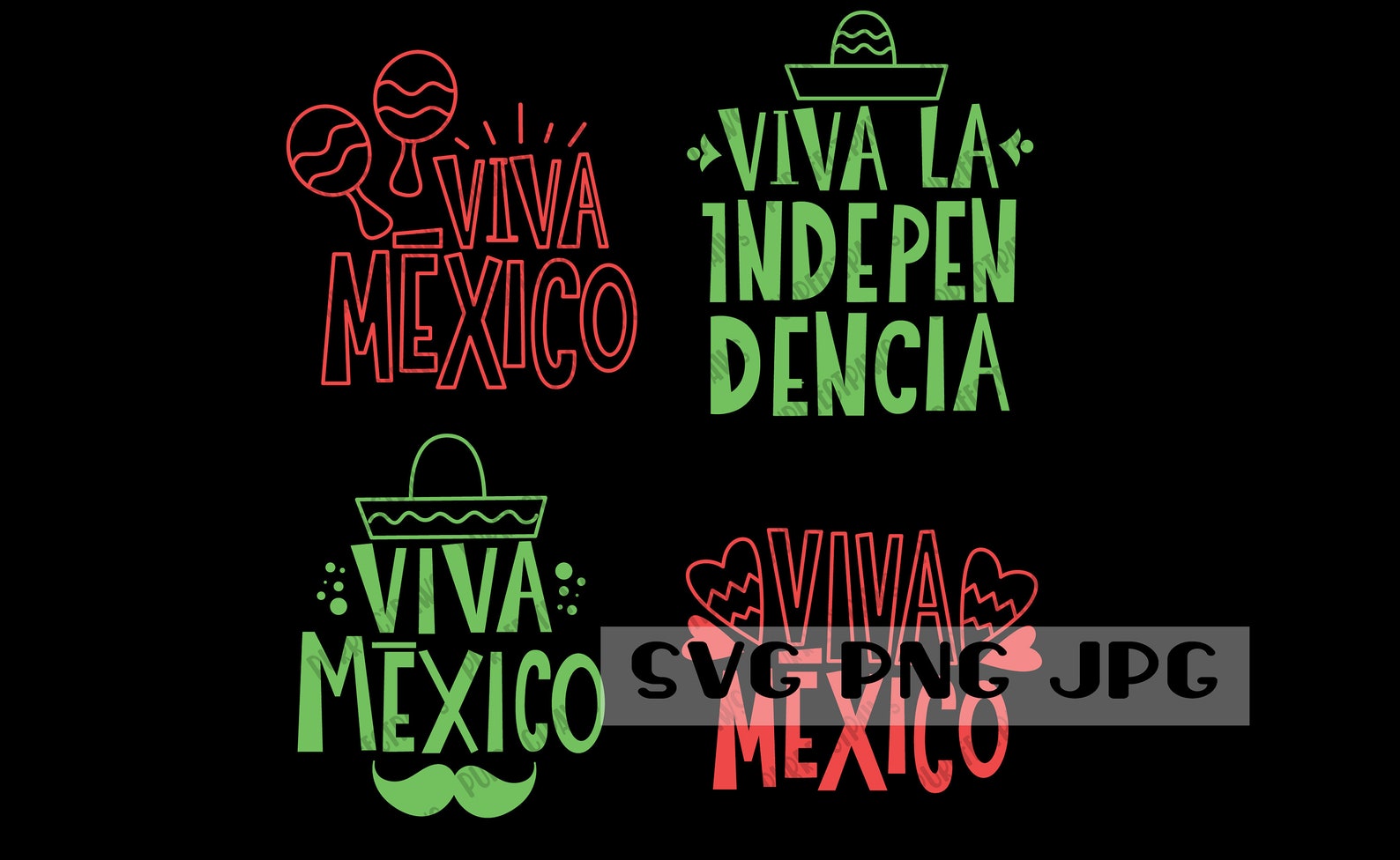 Viva Mexico Bundle Mexican Independence SVG Cut File - Etsy