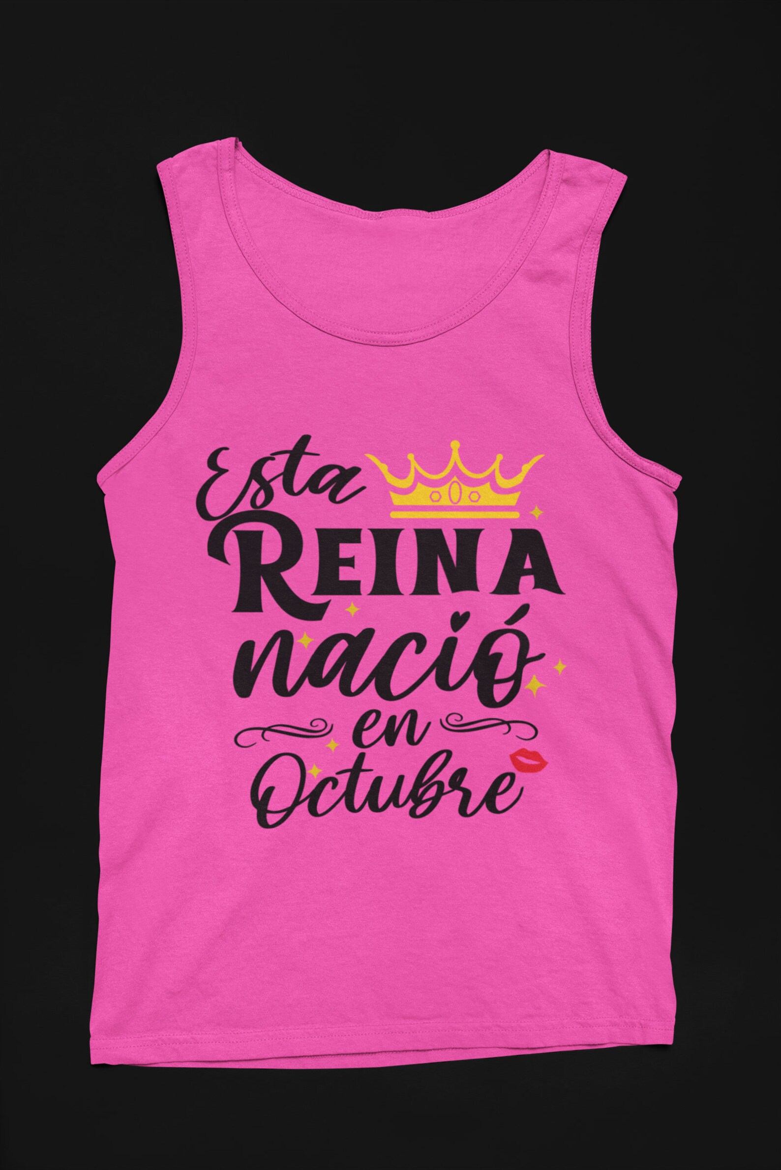 Esta Reina Nació En Octubre SVG, Spanish Happy Birthday, October ...