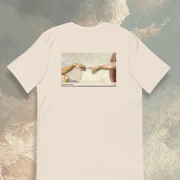 Creation of Adam Michaelangelo Shirt - Etsy